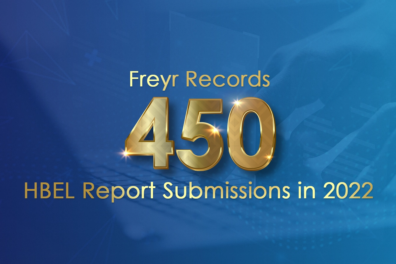 Freyr Records 450 HBEL (PDE/ADE & OEL) Report Submissions in 2022 ...